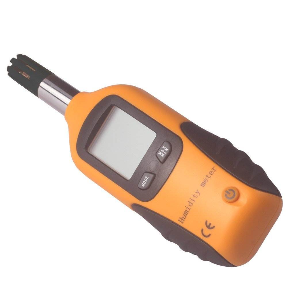 E_Global LCD Digital Psychrometer Mini Temperature and Humidity Meter ...