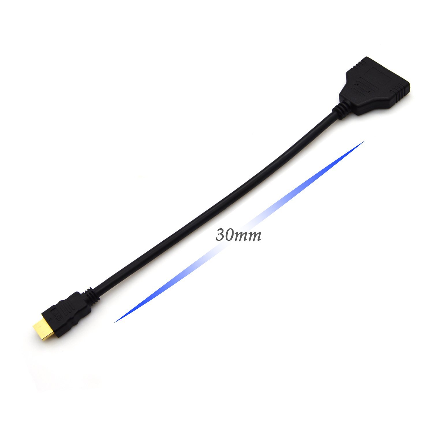 Valinks(TM) HDMI Male To Dual HDMI Female 1 to 2 Way Splitter Adapter ...