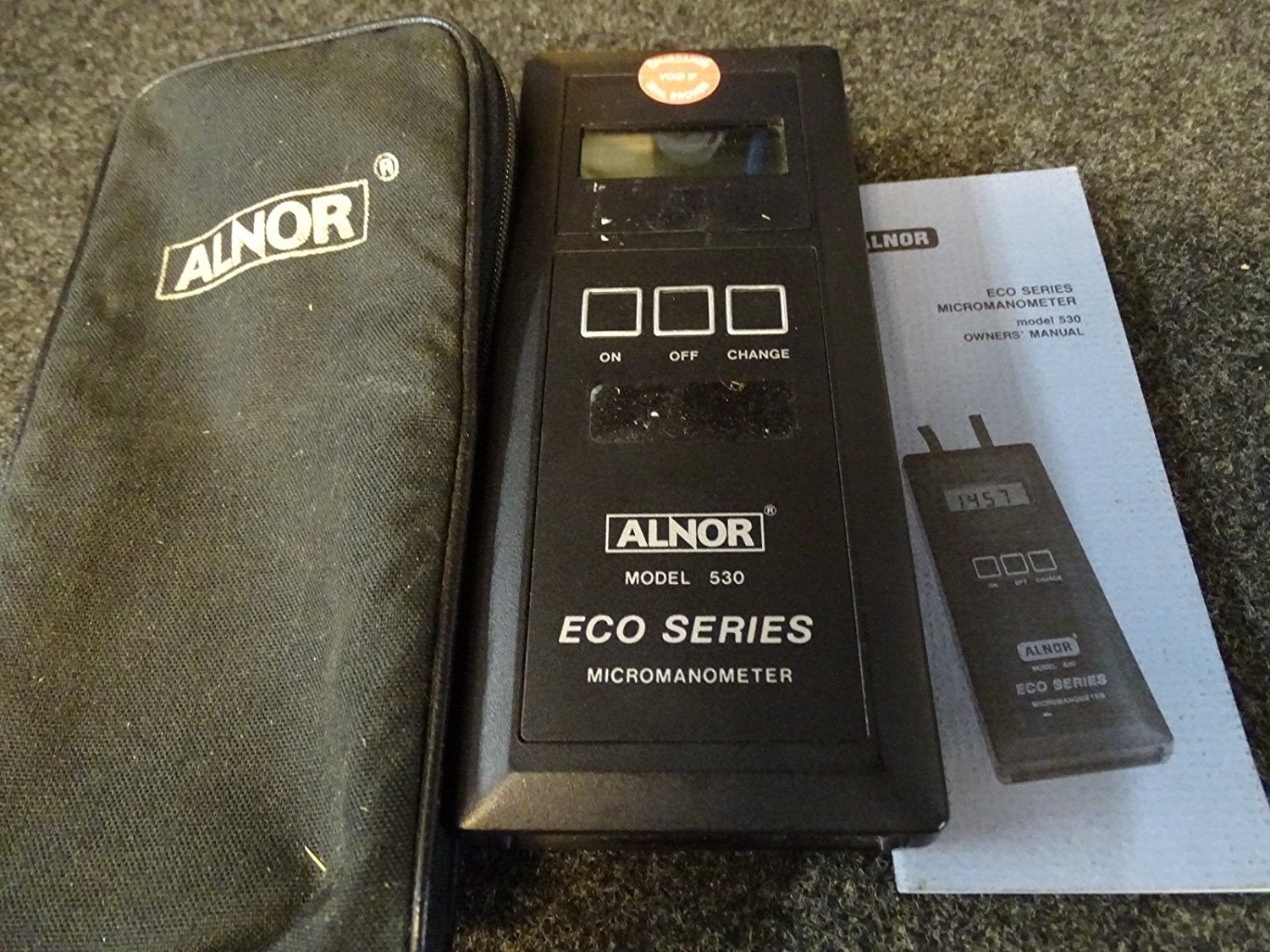 Alnor Model 530 Eco Series Handheld Micromanometer w/ bag and ...