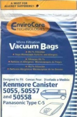 Kenmore Canister Type C (36 Pack). Fits 5055, 50557 and 50558 Panasonic ...