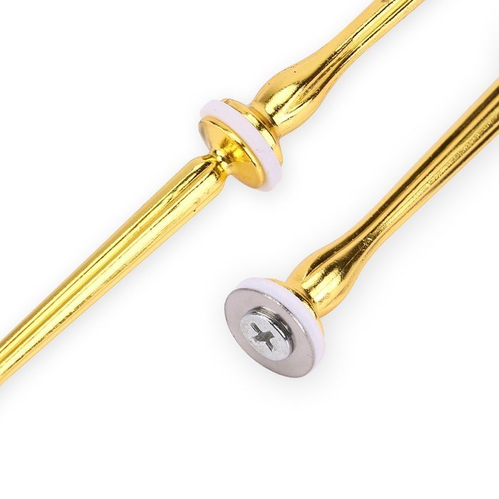 5 Sets 3 Tier MINI Flower Silver Cake Plate Stand Handle Fittings ...