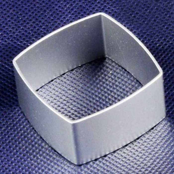 Aluminum Square Cookie Cutters Biscuit Mold (Mousse Ring / Pineapple ...