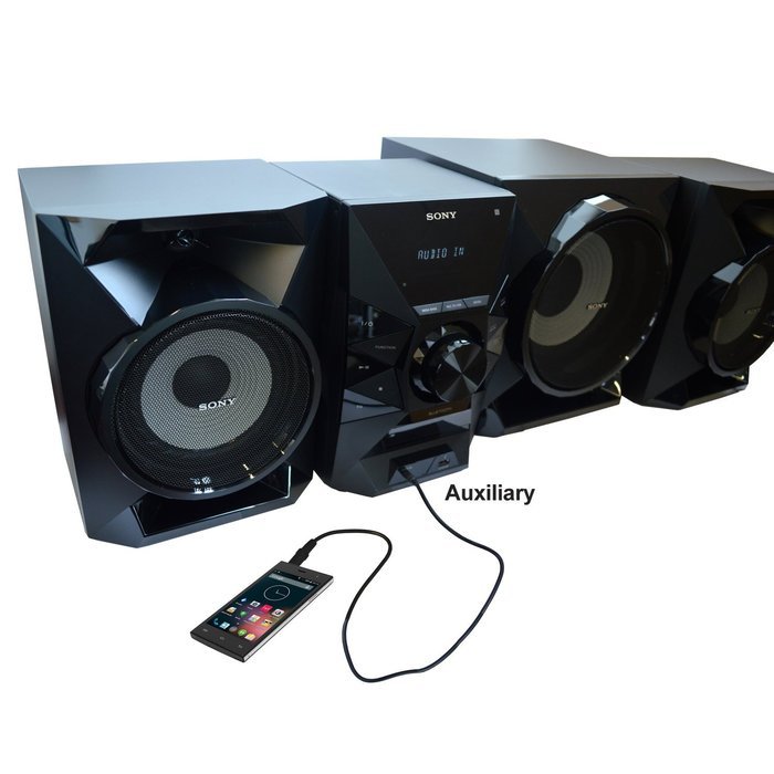 Sony All in One 700W Hi-Fi Shelf System with Bluetooth & NFC, CD Player ...