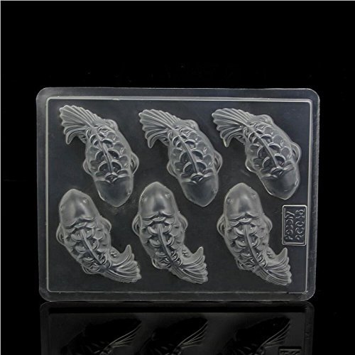 Shopline Plastic 3D Koi Fish Cake Chocolate Mould Jelly Handmade ...