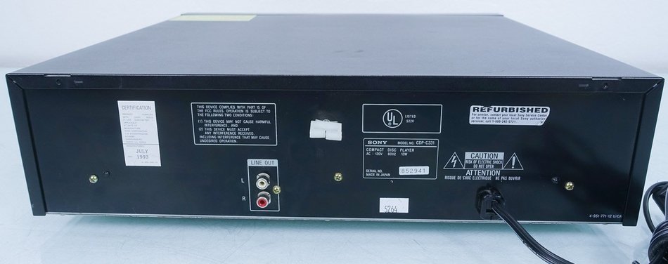 Voyager Compact disc player Model AWM 930/AWM930s N3 free image download