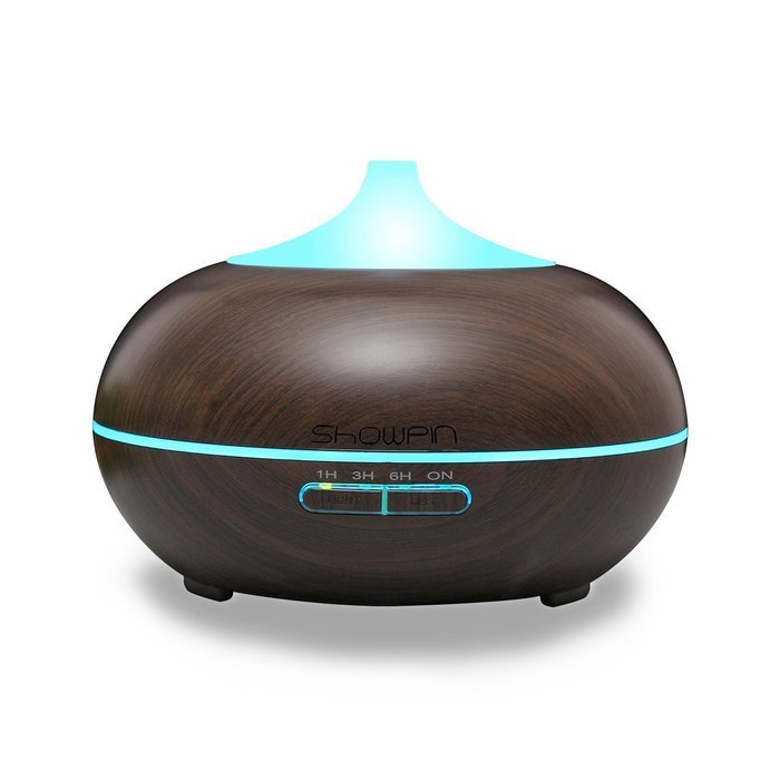 Showpin Essential Oil Diffuser, 300ml Ultrasonic Aroma Humidifier with ...