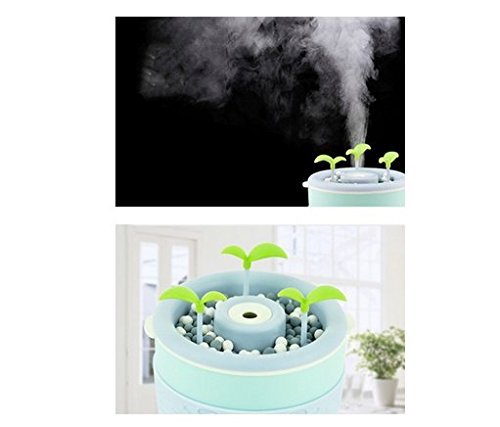 ASIBT Anion Ultrasonic Flower Pot Humidifier/Diffuser-235ml Air ...