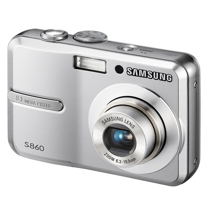 Samsung S860 8.1MP Digital Camera with 3x Optical Zoom (Pink) N8 free ...