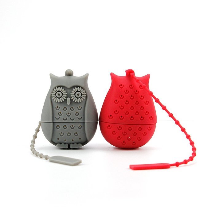 2pcs Silicone Mini Owl Tea Bag,Ezeso Reusable Tea Filter Infuser ...