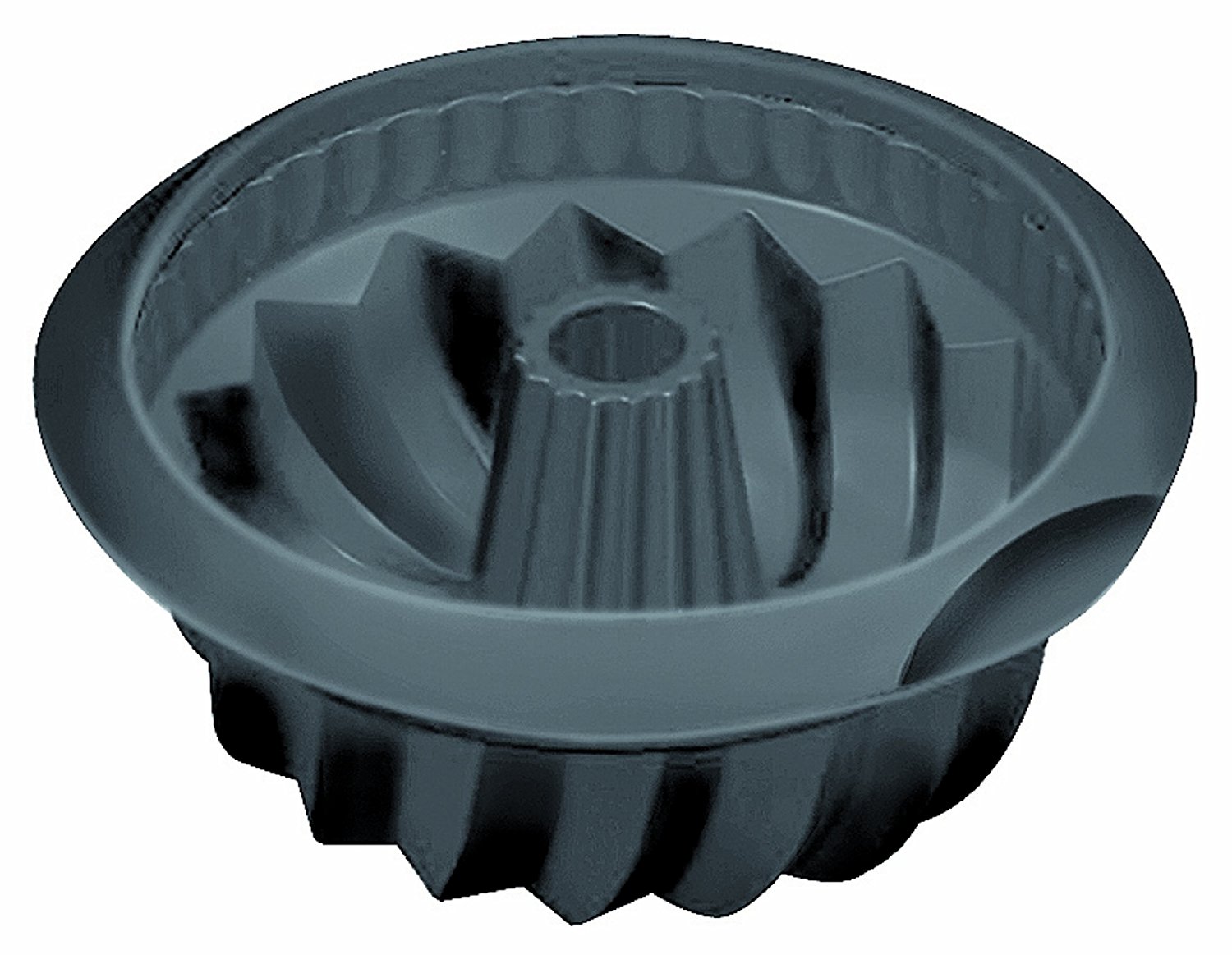 Lekue 8-Inch Deep Savarin Cake Mold, Black free image download