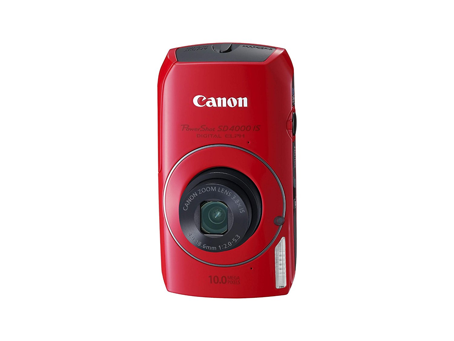 Canon PowerShot SD4000IS 10 MP CMOS Digital Camera with 3.8x Optical ...
