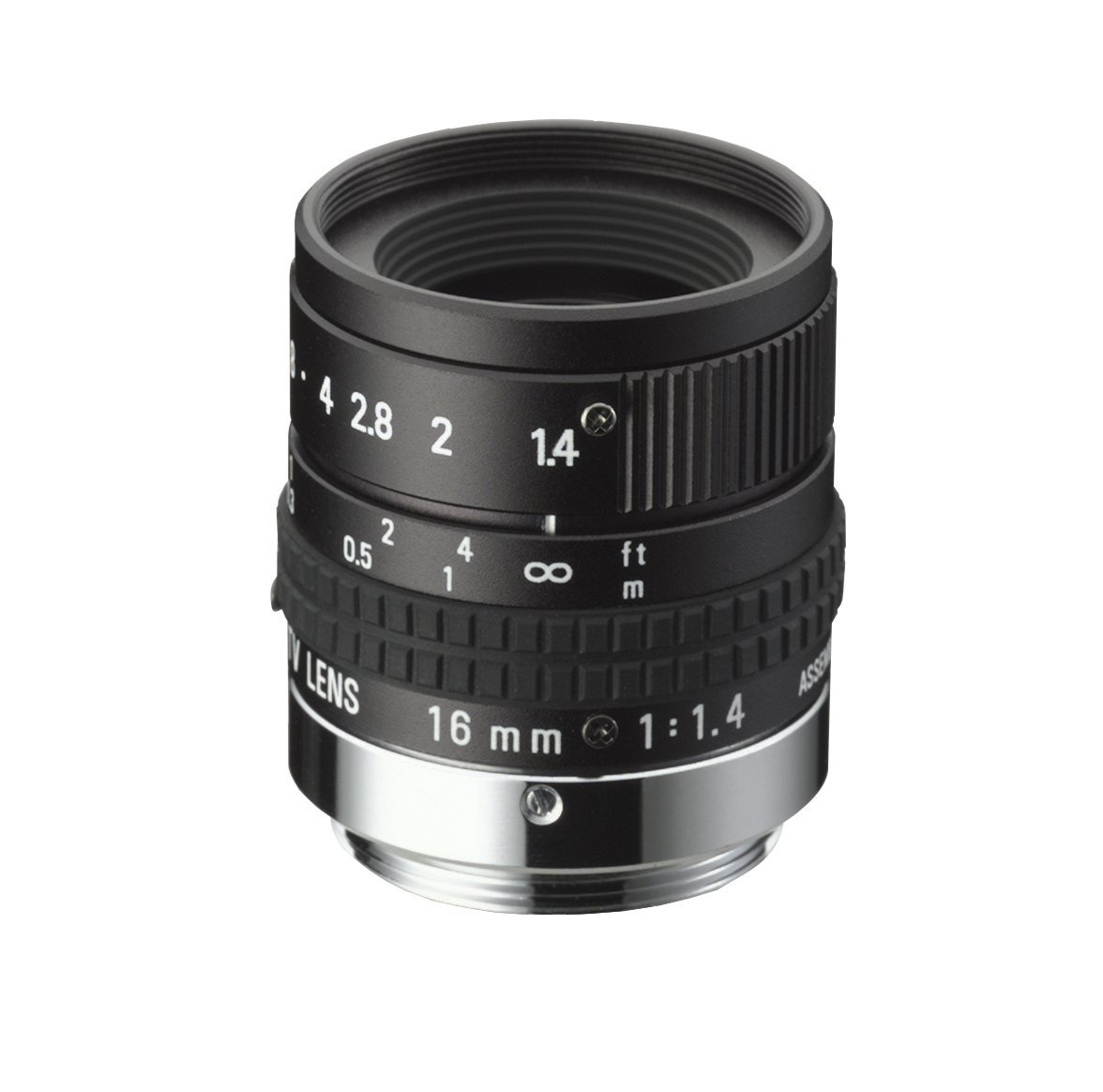 Ricoh FL-CC1614A-VG 2/3" 16mm F1.4 Manual Iris C-Mount Lens w/ Locking ...