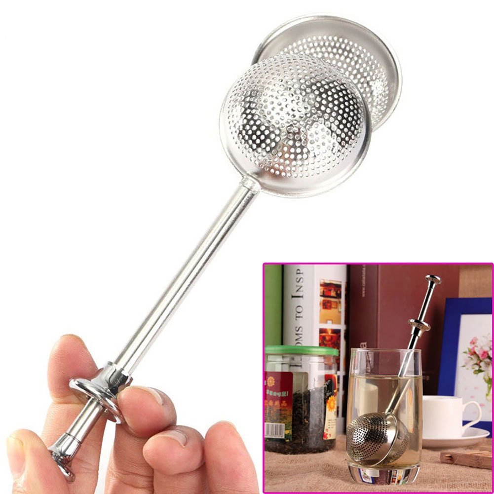Autohome Tea Infuser Stainless Steel Strainer & Steeper 2 Pack - Heart ...