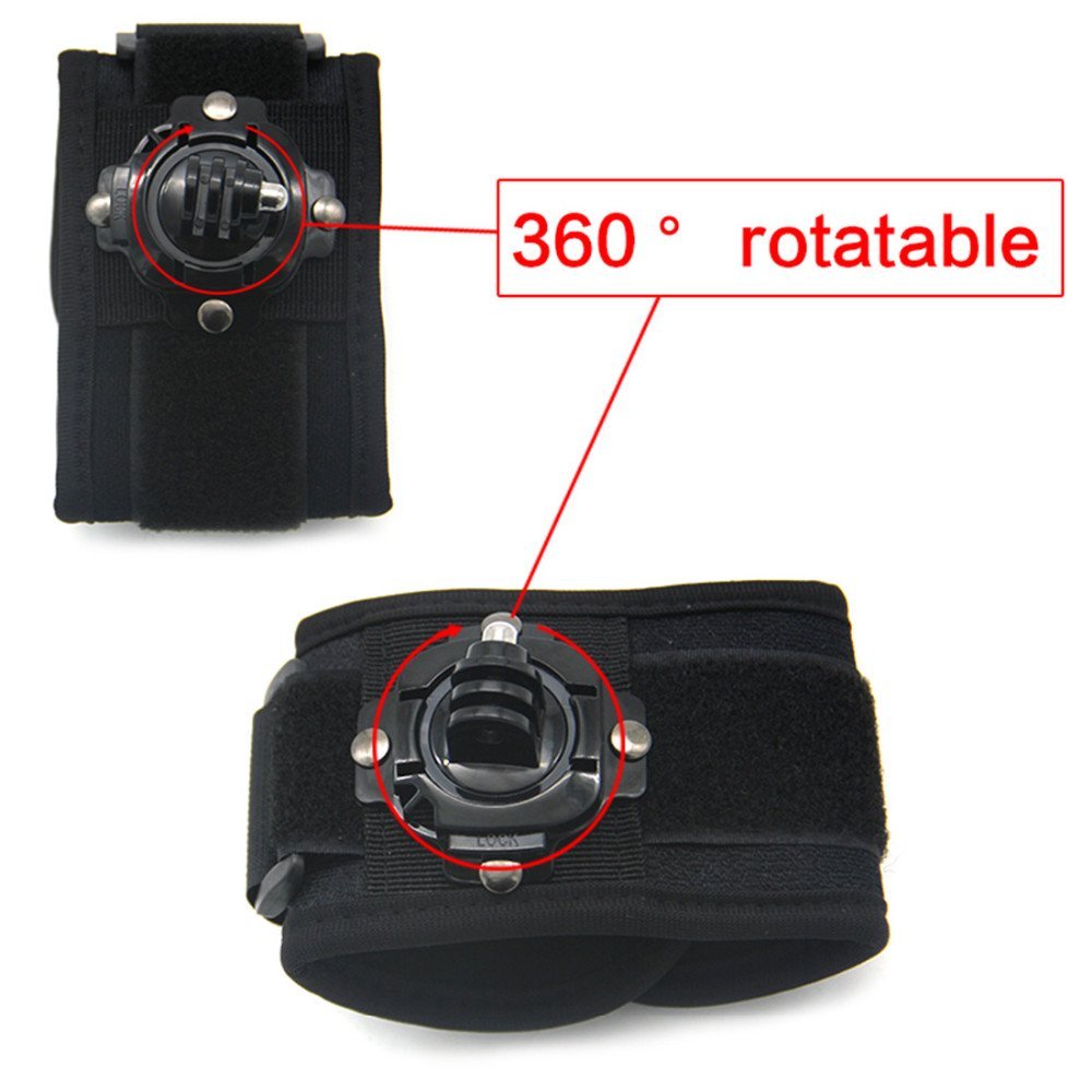 TEKCAM 360 Degree Rotating Band Glove Style Camera Wrist Strap Hand ...