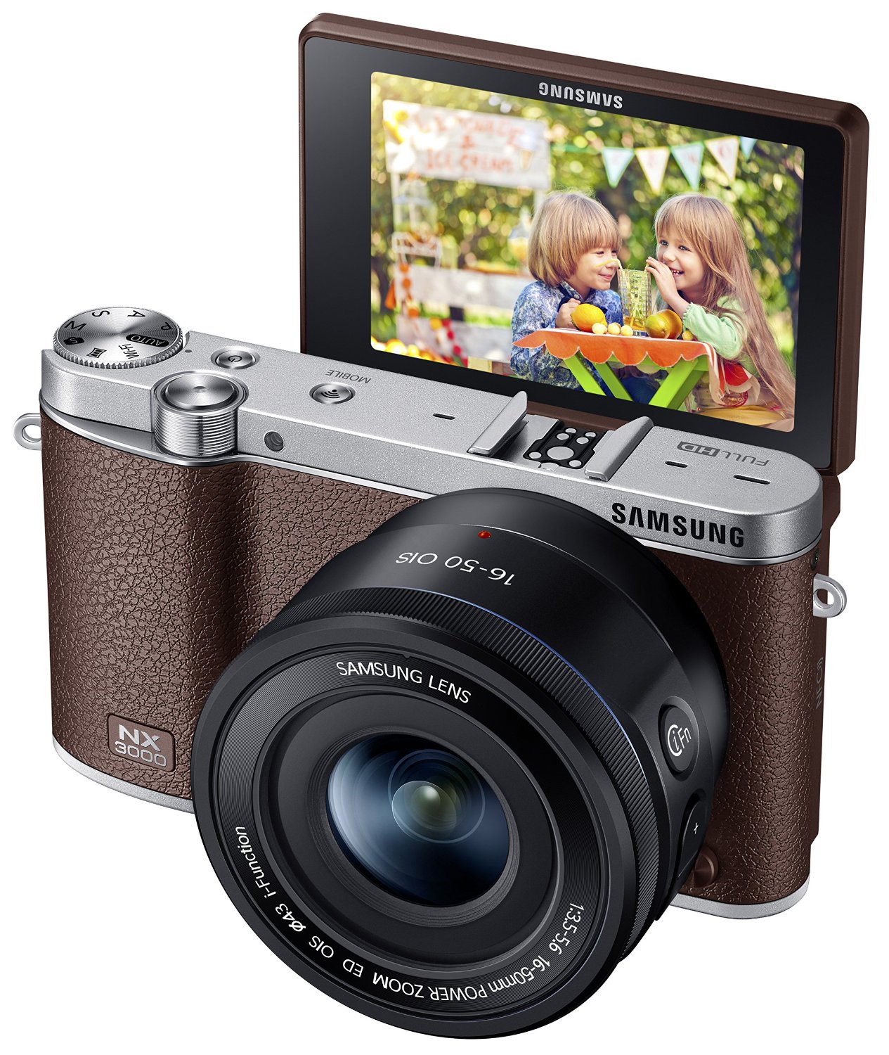 Samsung NX3000 Wireless Smart 20.3MP Mirrorless Digital Camera with 16 ...