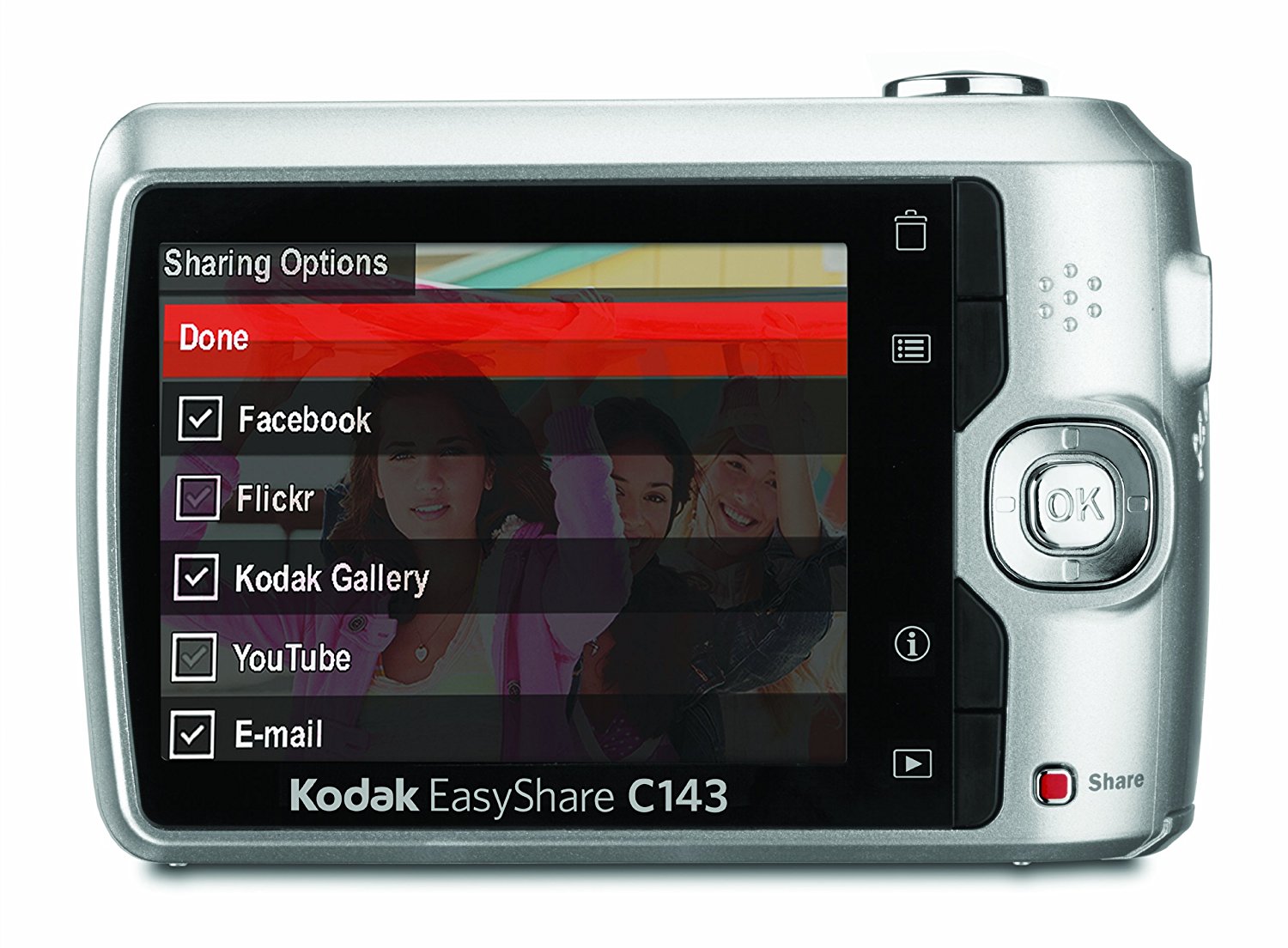 Kodak Easyshare C143 Digital Camera (Green) N5 free image download