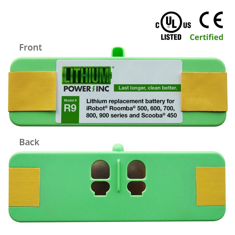UL&CE Certified - Lithium Roomba Replacement Battery For iRobot Roomba ...