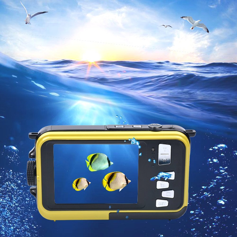 Ckeyin174;16X Double Screens (1.8 inch front screen waterproof, 2.7 ...