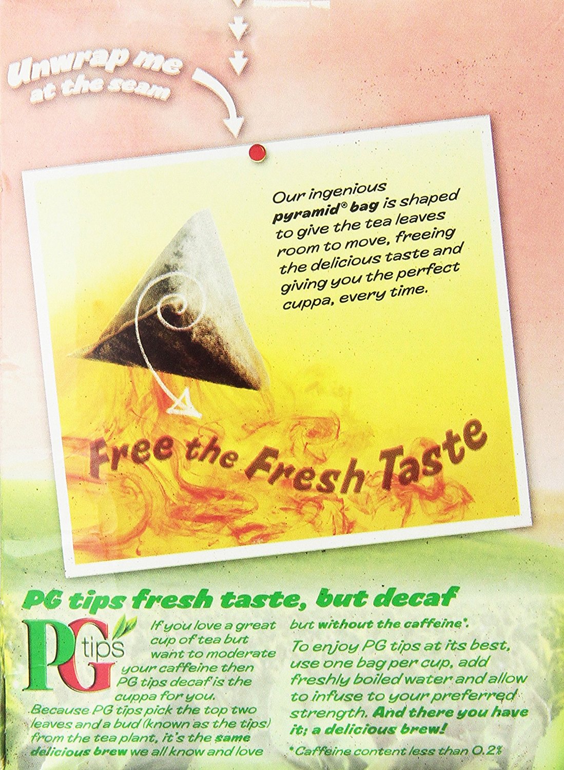 PG Tips Decaf 80 Ct Tea Bags - 4 Pack free image download