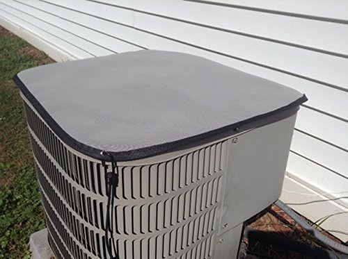 Air Conditioner Covers - Winter Breathable Tight MeshTop - 37x34 - Gray ...
