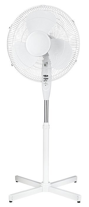 Optimus 16 Inch Oscillating Stand Fan, White N2 free image download