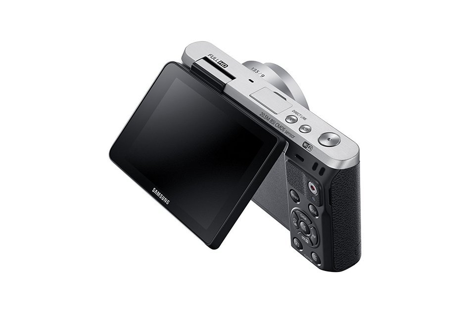 Samsung NX Mini 20.5MP CMOS Smart WiFi & NFC Mirrorless Digital Camera ...