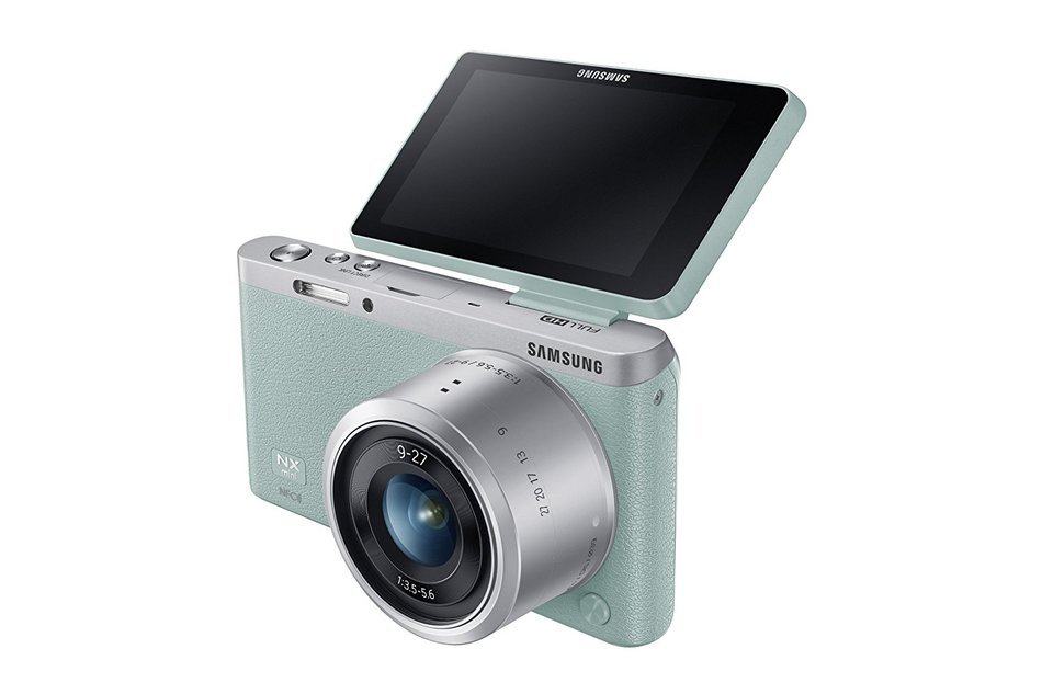 Samsung NX Mini 20.5MP CMOS Smart WiFi & NFC Mirrorless Digital Camera ...