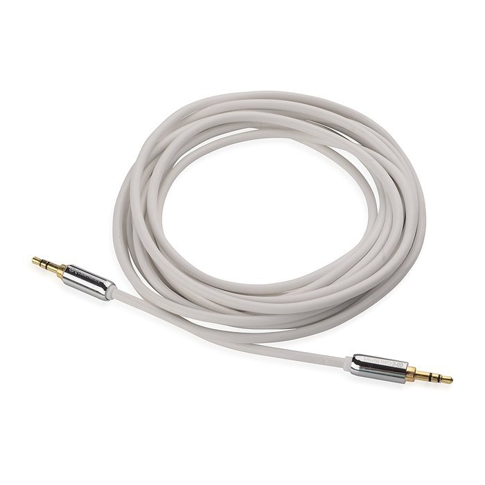 Cable Matters 2-Pack, Gold Plated 3.5mm Stereo Audio Cable in White 12 ...