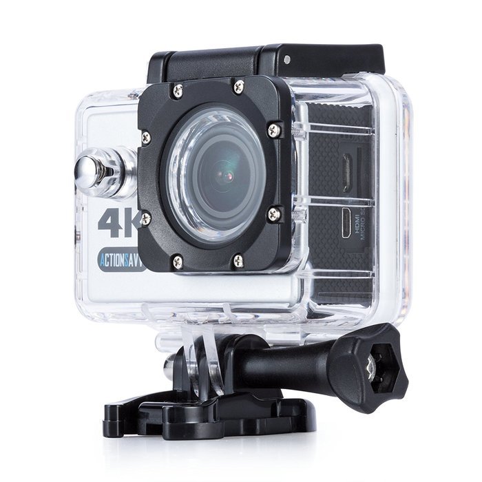 ActionSavvy Inspire 4K Action Camera 25FPS 98feet Waterproof Wireless 2 ...