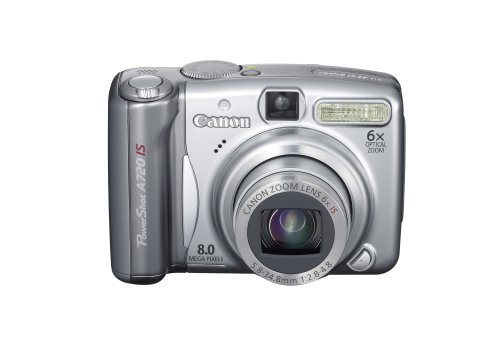 Canon PowerShot A720IS 8MP Digital Camera with 6x Optical Image ...