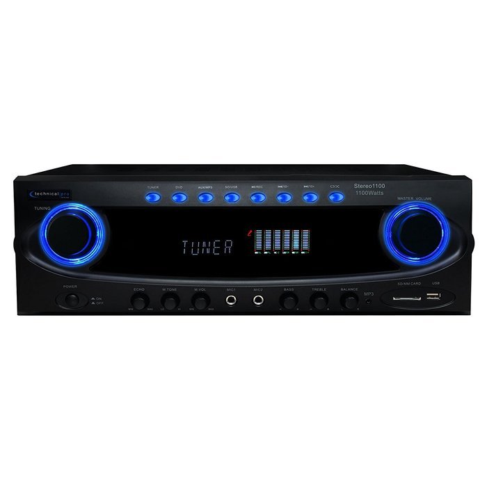 Technical Pro 72-ST1100 Professional Receiver - Stereo 1100 N2 free ...