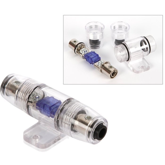 Belva 8 Gauge 2-Channel Complete Copper-Clad Amplifier Wiring Kit [RED ...