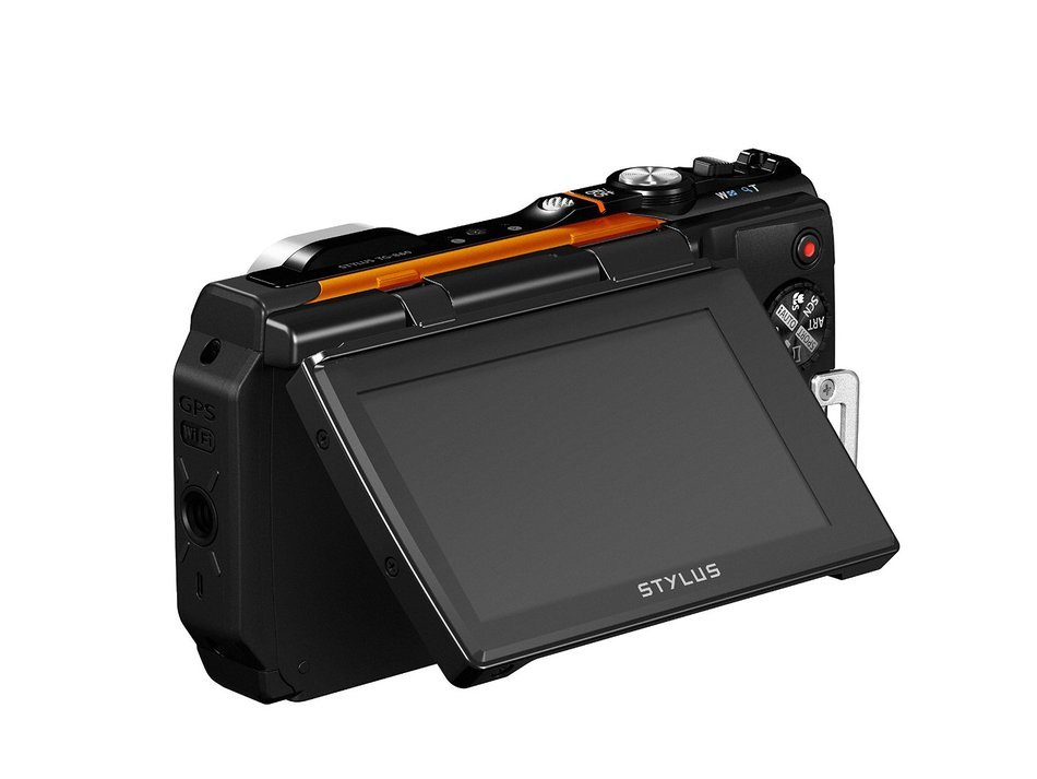 Olympus TG-860 Tough Waterproof Digital Camera with 3-Inch LCD (Orange ...