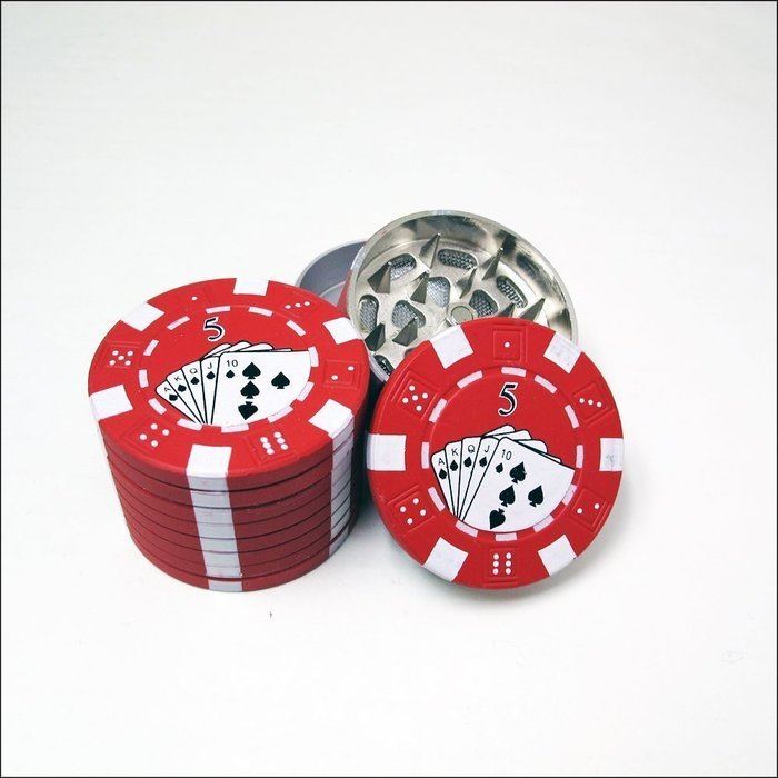 1pcs Pocket Portable Grinder, Metal Alloy 3 Layers Mini Poker Chip ...