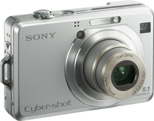 Sony Cybershot DSC-W100 8.1MP Digital Camera with 3x Optical Zoom N7 ...