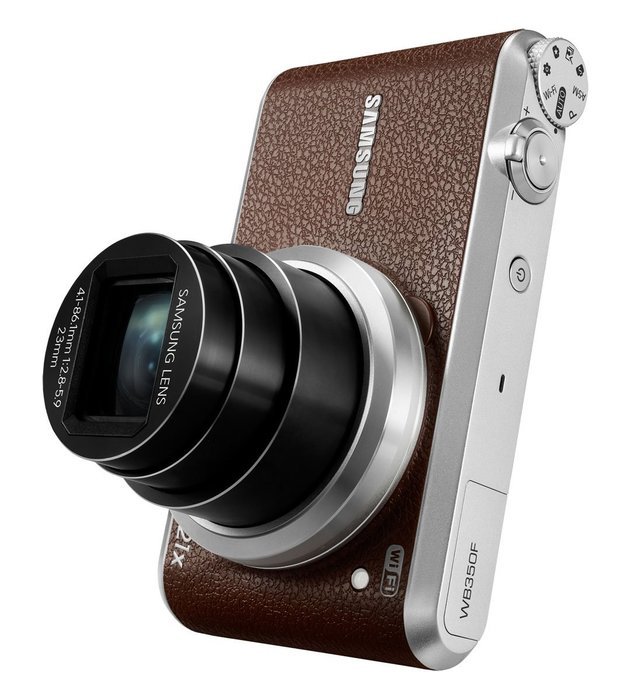 Samsung WB350F 16.3MP CMOS Smart WiFi & NFC Digital Camera with 21x ...