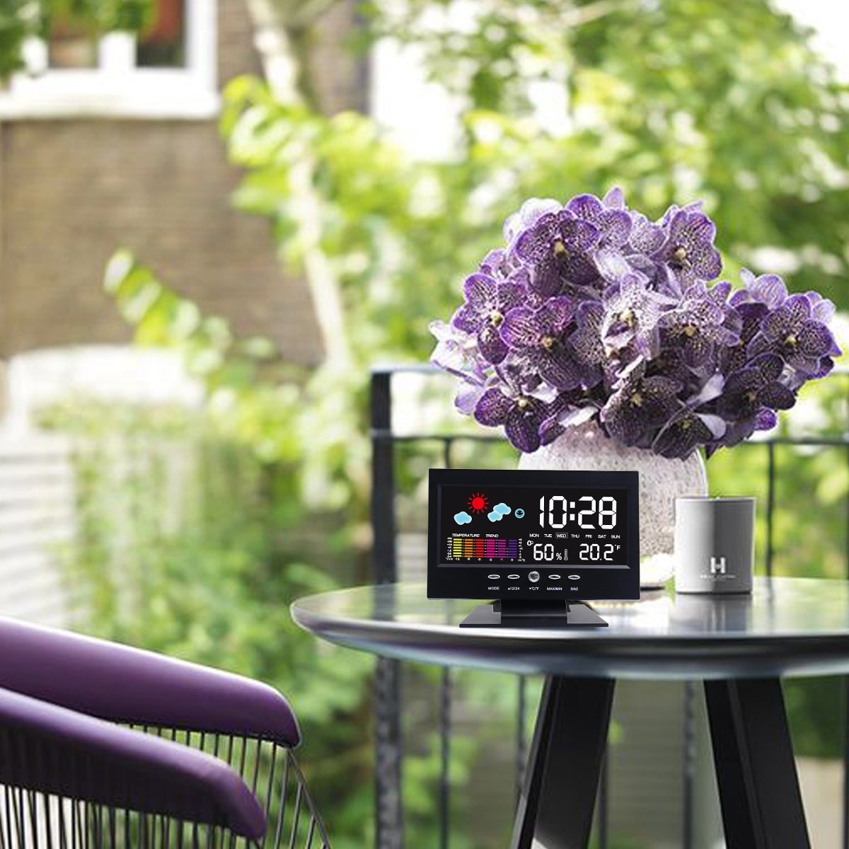 Hippih Digital Alarm Clock with Soft LED Nightlight,Snoozer, Sleep Time ...