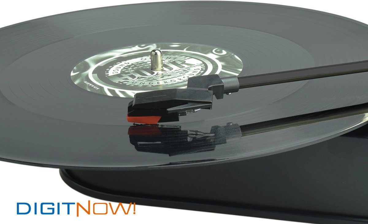 DigitNow! 33，45 speed Portable USB Vinyl Turntable Play&Record to Mp3 ...