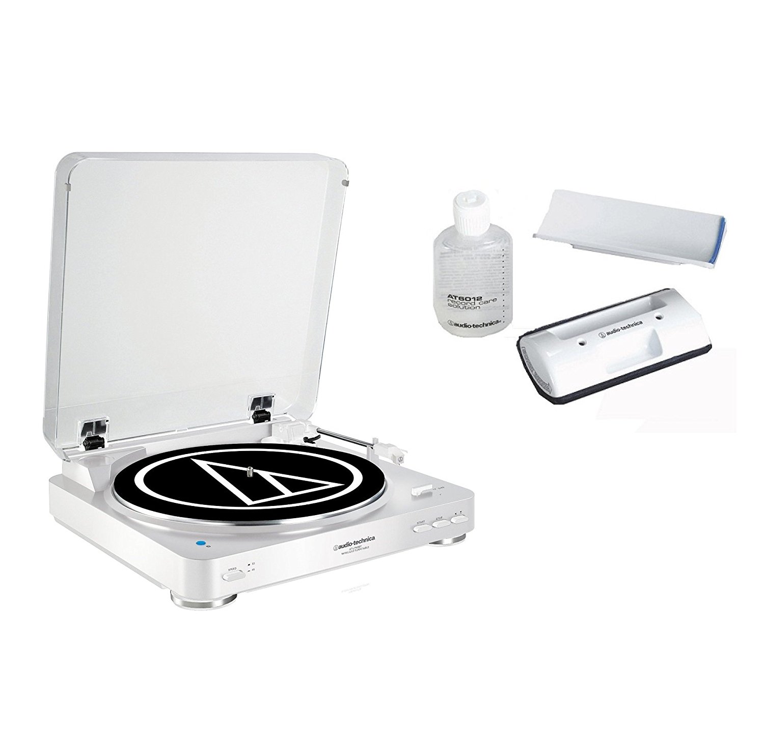 Audio Technica AT-LP60WH-BT Fully Automatic Bluetooth Wireless Belt ...