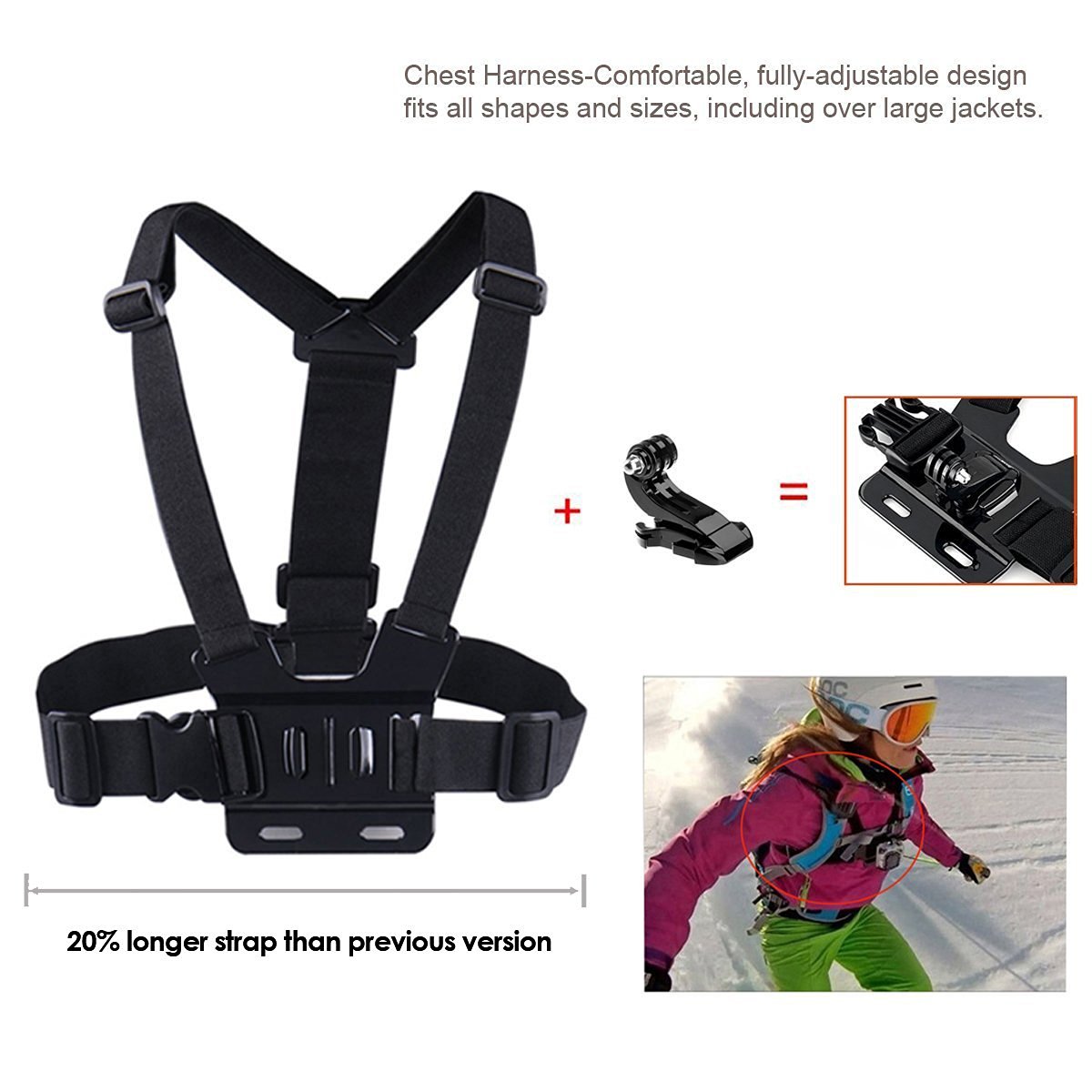 Yi 4K Action Camera Accessories, Kupton Xiaoyi 4K II Silicon Protective Cover+ Frame Mount ...