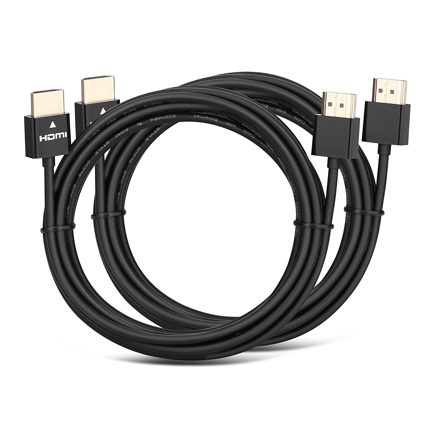 Perlegear Ultra Slim Flexible 10ft HDMI Cable - High speed, 3D, Full ...