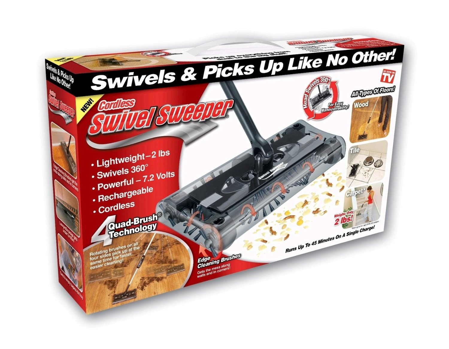 Cordless Swivel Sweeper – Original As Seen on TV by Swivel Sweeper free ...