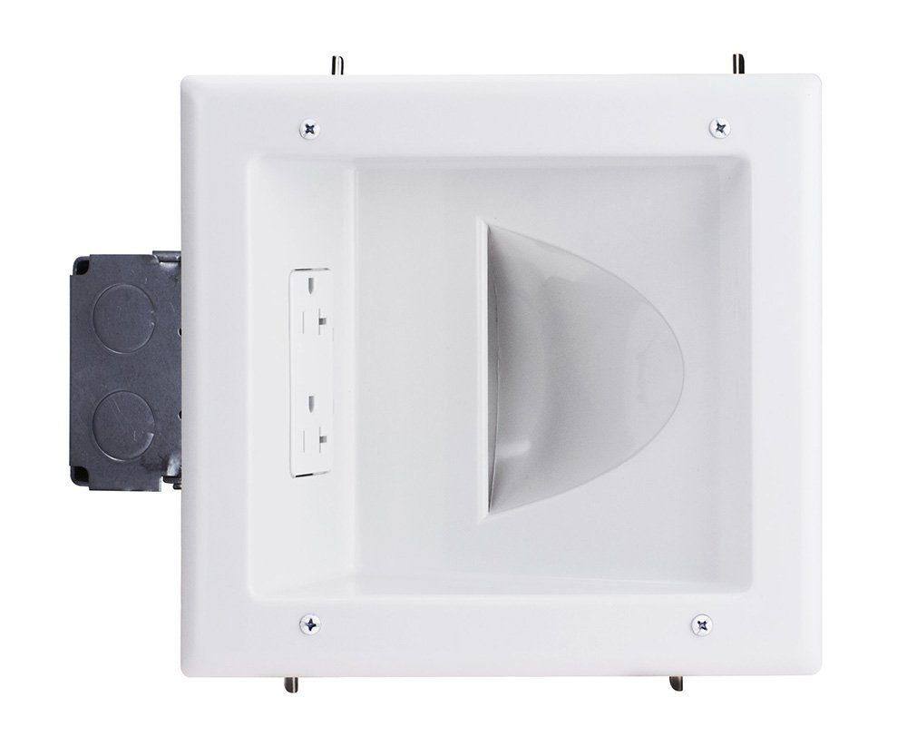 DataComm Electronics 45-0032-WH Commercial Grade Recessed AV/HDMI Cable ...