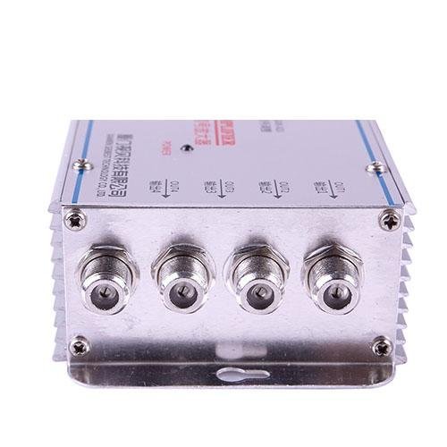 New 4 Way CATV TV VCR Antenna Signal Amplifier Booster Splitter N7 free ...