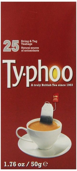 Typhoo British Tea, Decaf, Foil fresh teabags, 80 Count free image download