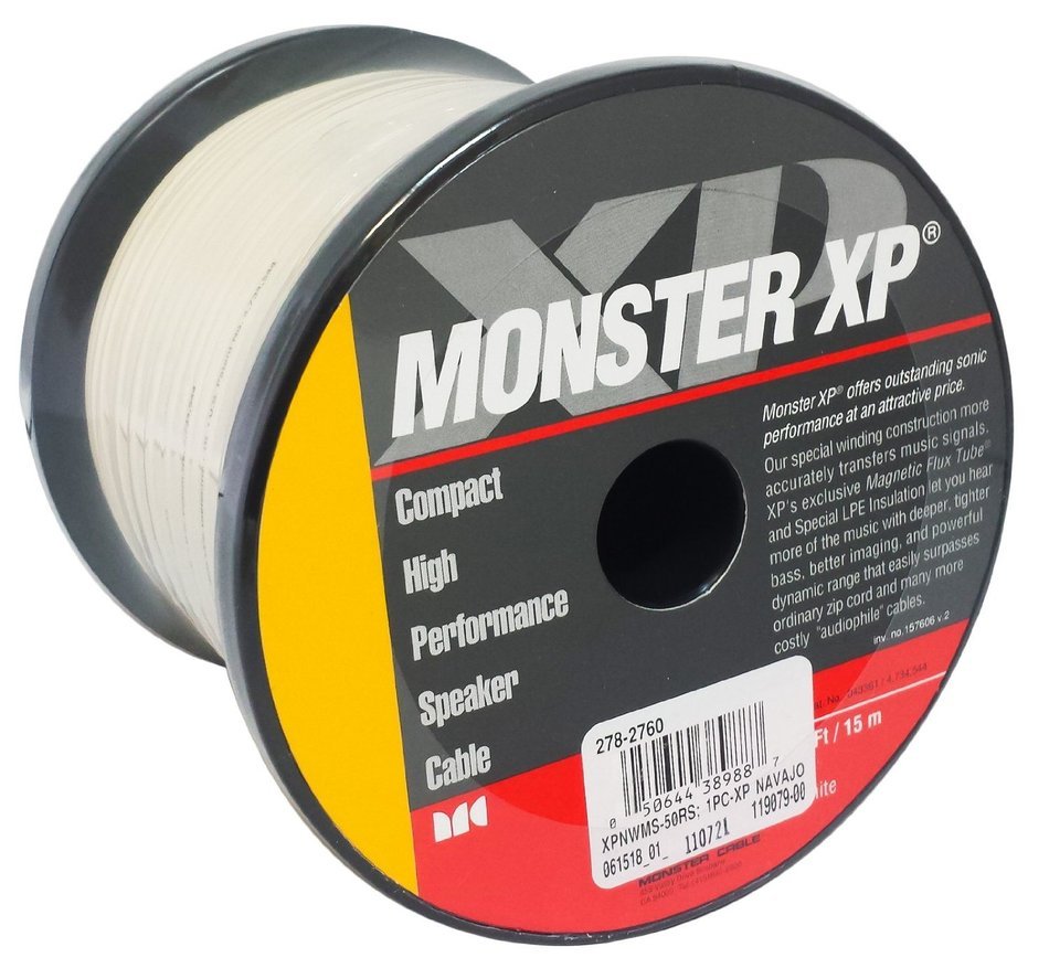 Monster XP® 50-Ft. Navajo White Compact Speaker Cable N2 free image ...