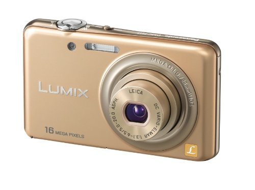 Digital Camera LUMIX DMC-FH7 Shine Gold color free image download