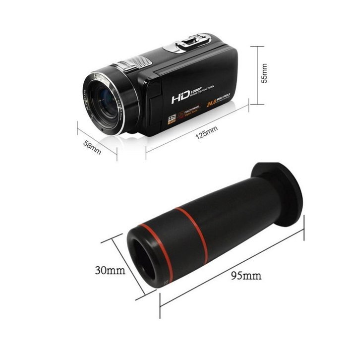 NOMENI Multi Function Digital External Telescope Camera 3 Touch Screen ...