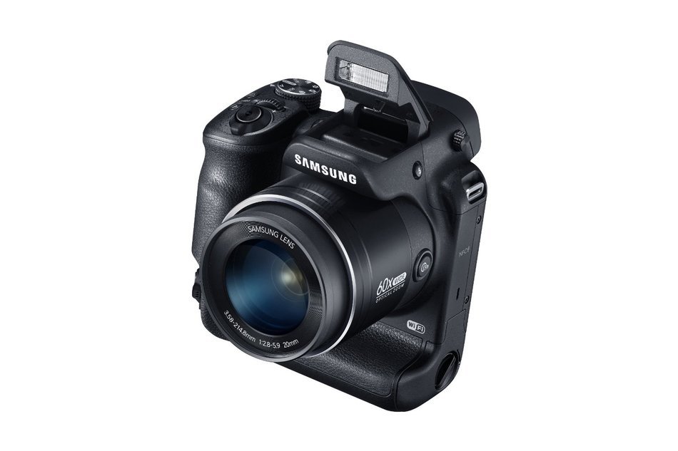 Samsung WB2200F 16.3MP CMOS Smart WiFi & NFC Digital Camera with 60x ...