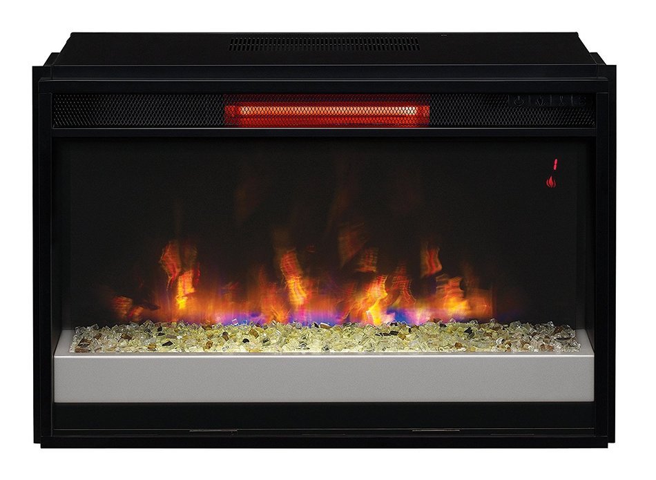 ClassicFlame 26II310GRG-201 26" Contemporary Infrared Quartz Fireplace ...